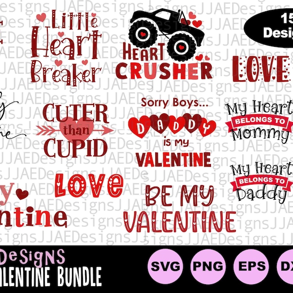 Kids Valentine Svg - Etsy