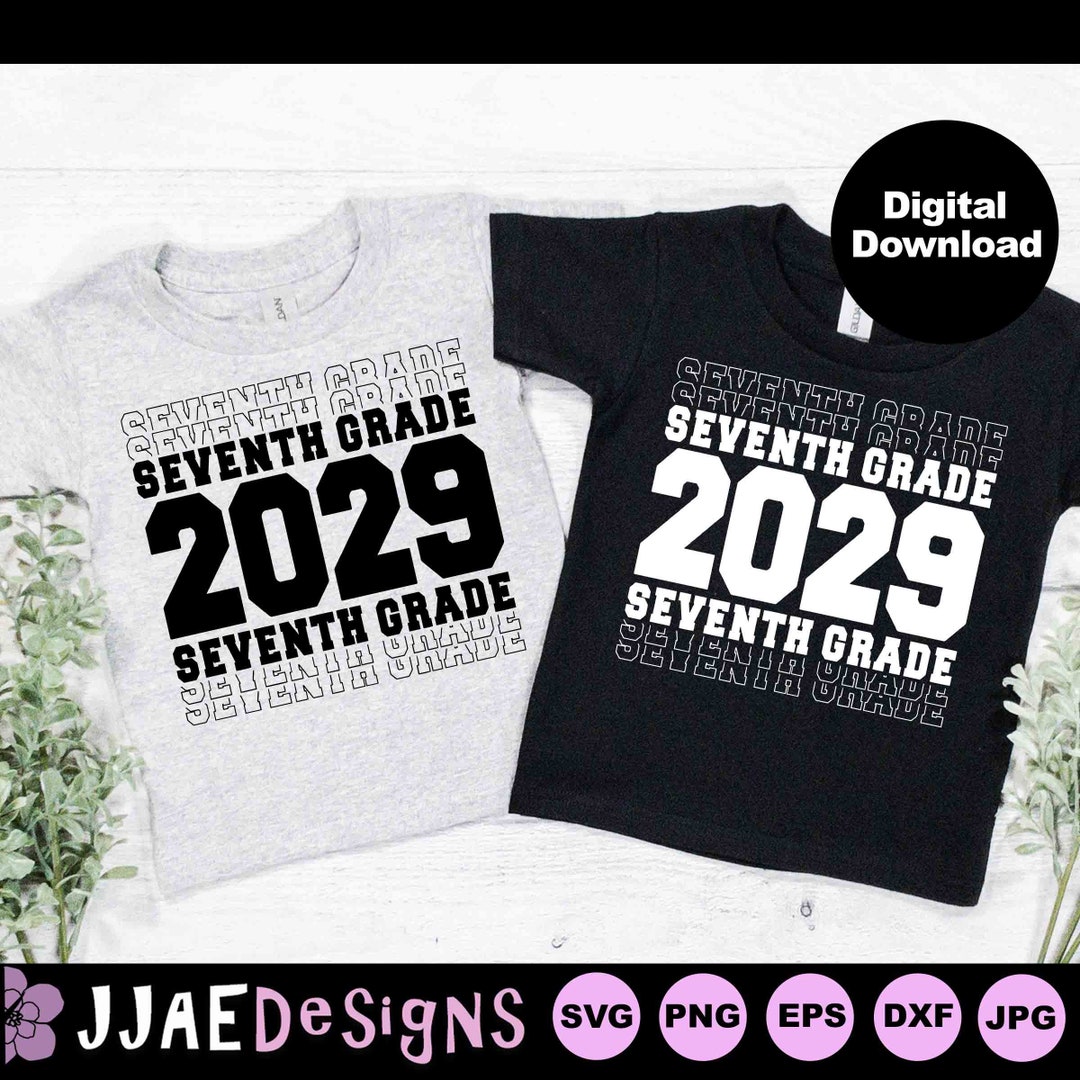 Seventh Grade Svg, 7th Grade Svg, Seventh Grade 7th Grade Teacher Shirt ...