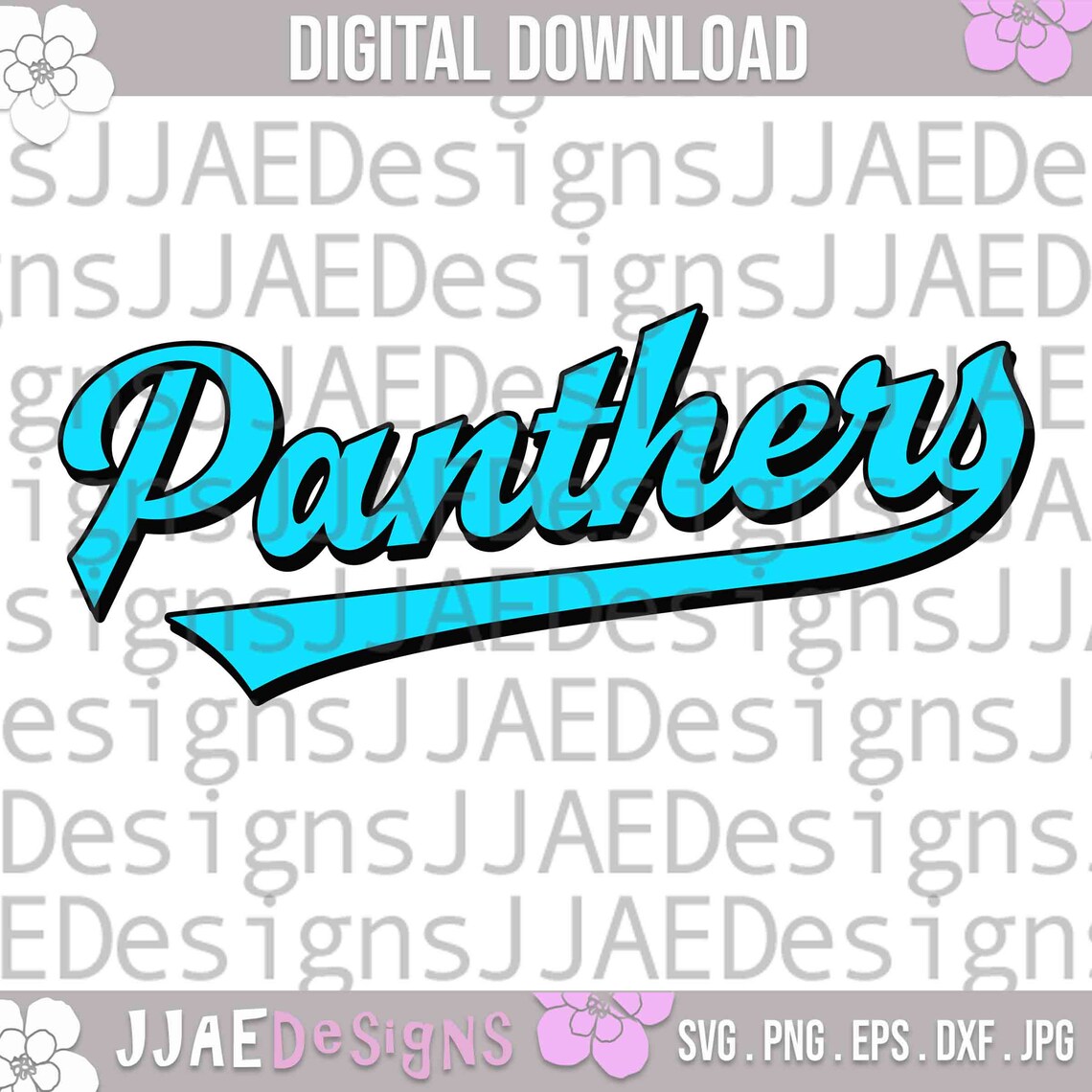 Panthers Svg Panther Shirt Svg School Mascot Svg Panthers - Etsy