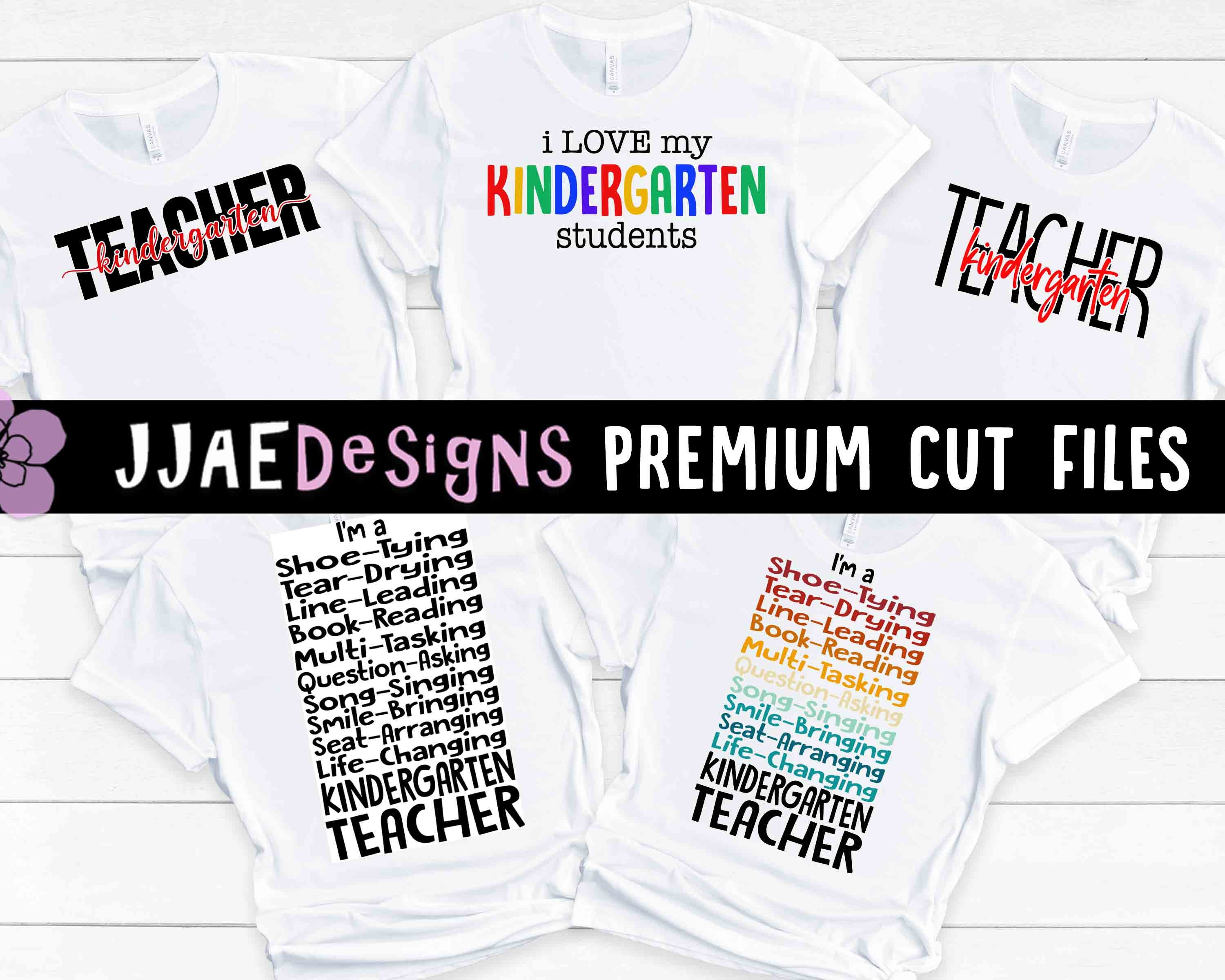 Kindergarten Teacher Svg Bundle Kindergarten Teacher Shirt - Etsy