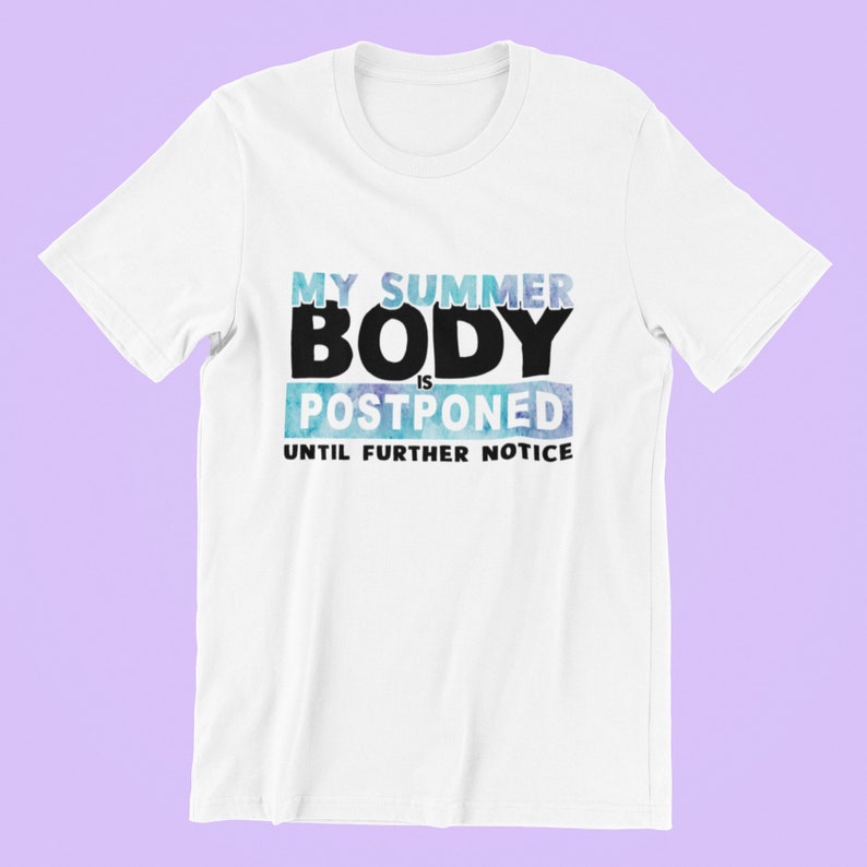 My Summer Body is Postponed Until Further Notice Svg Social | Etsy