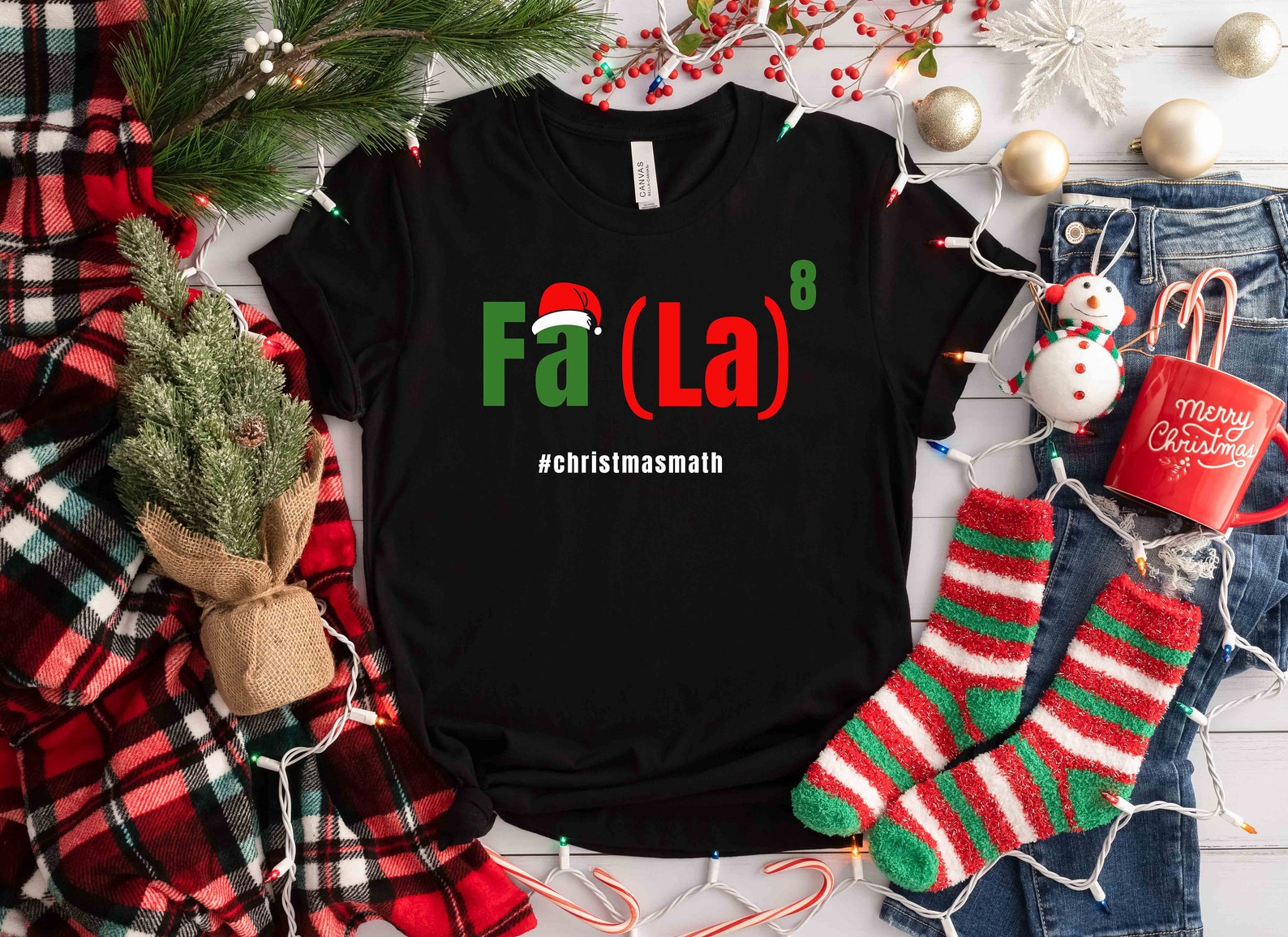 Fa la 8 Svg Christmas Svg Winter Svg Christmas Shirt - Etsy