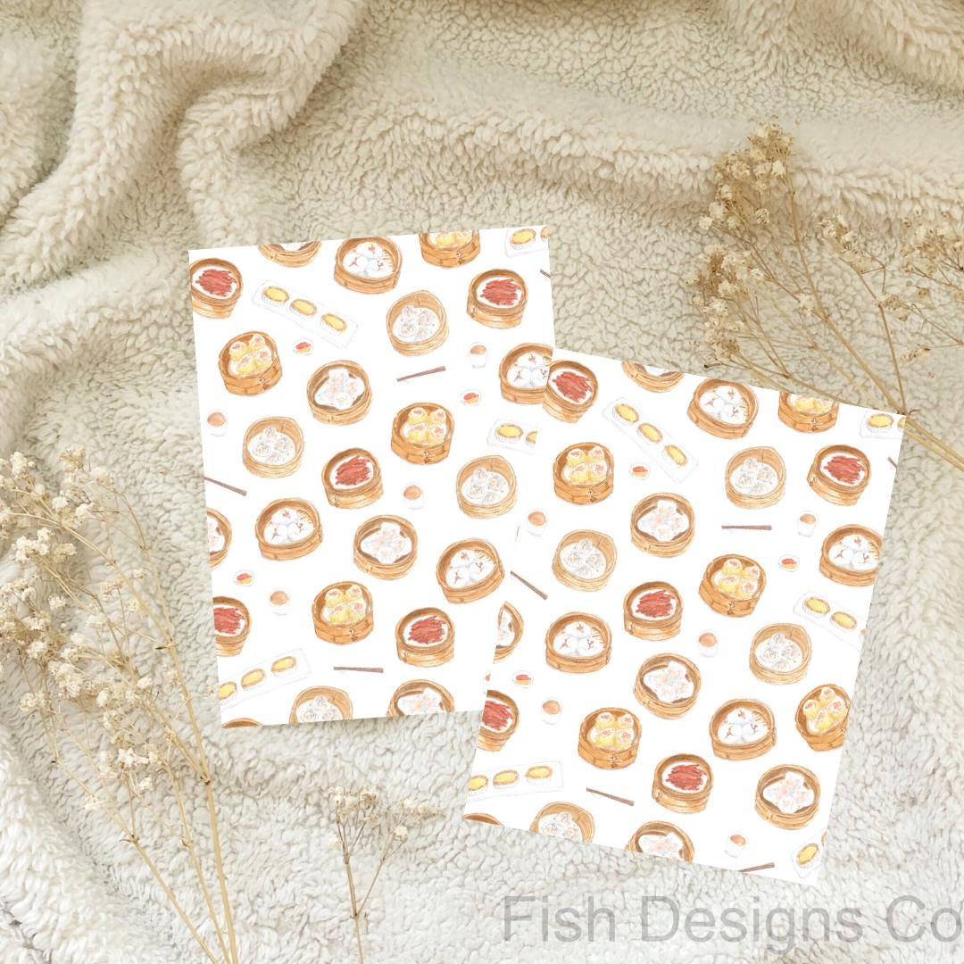 Dim Sum Yum Cha Watercolour Illustration Postcard Snail Mail - Etsy Canada