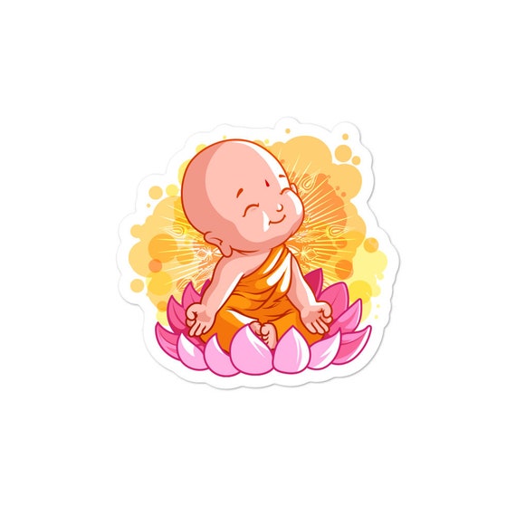 Child Buddha Sticker - Etsy