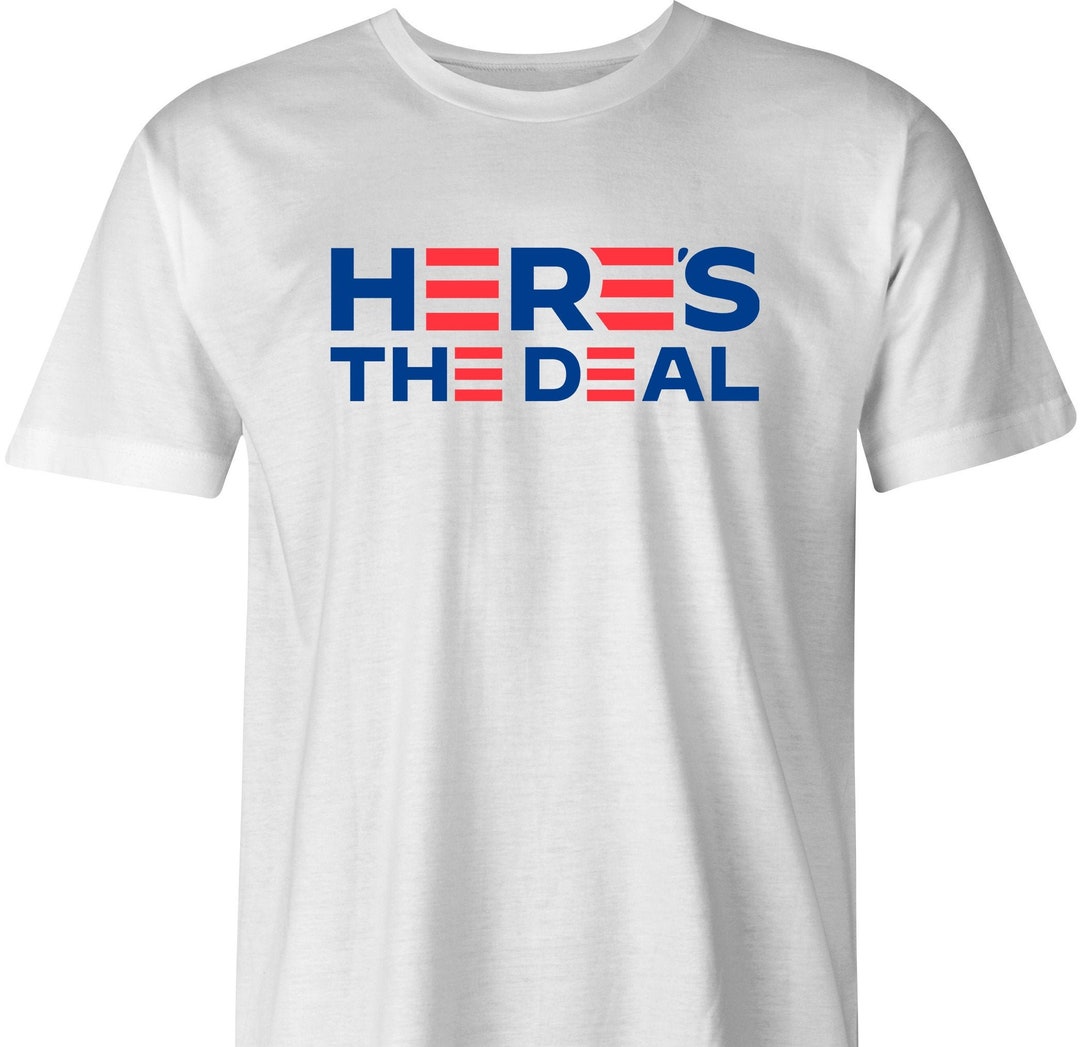 Funny Joe Biden T-shirt: Here's the Deal, Campaign Logo Parody - Etsy