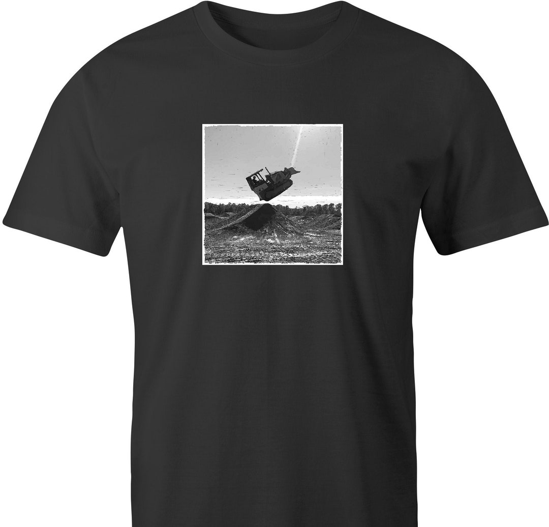 Bulldozer Jump T-shirt: Funny Motivational Skid Steer Tee - Etsy