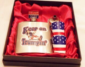 Trump Flask - Etsy