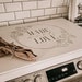 Engraved Made With Love Stove Cover, Noodle Board, Gas Range, Electric ...