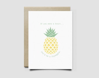 Pineapple Card | Etsy