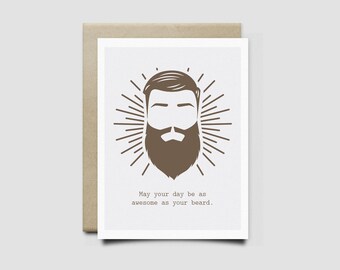 Beard Card | Etsy