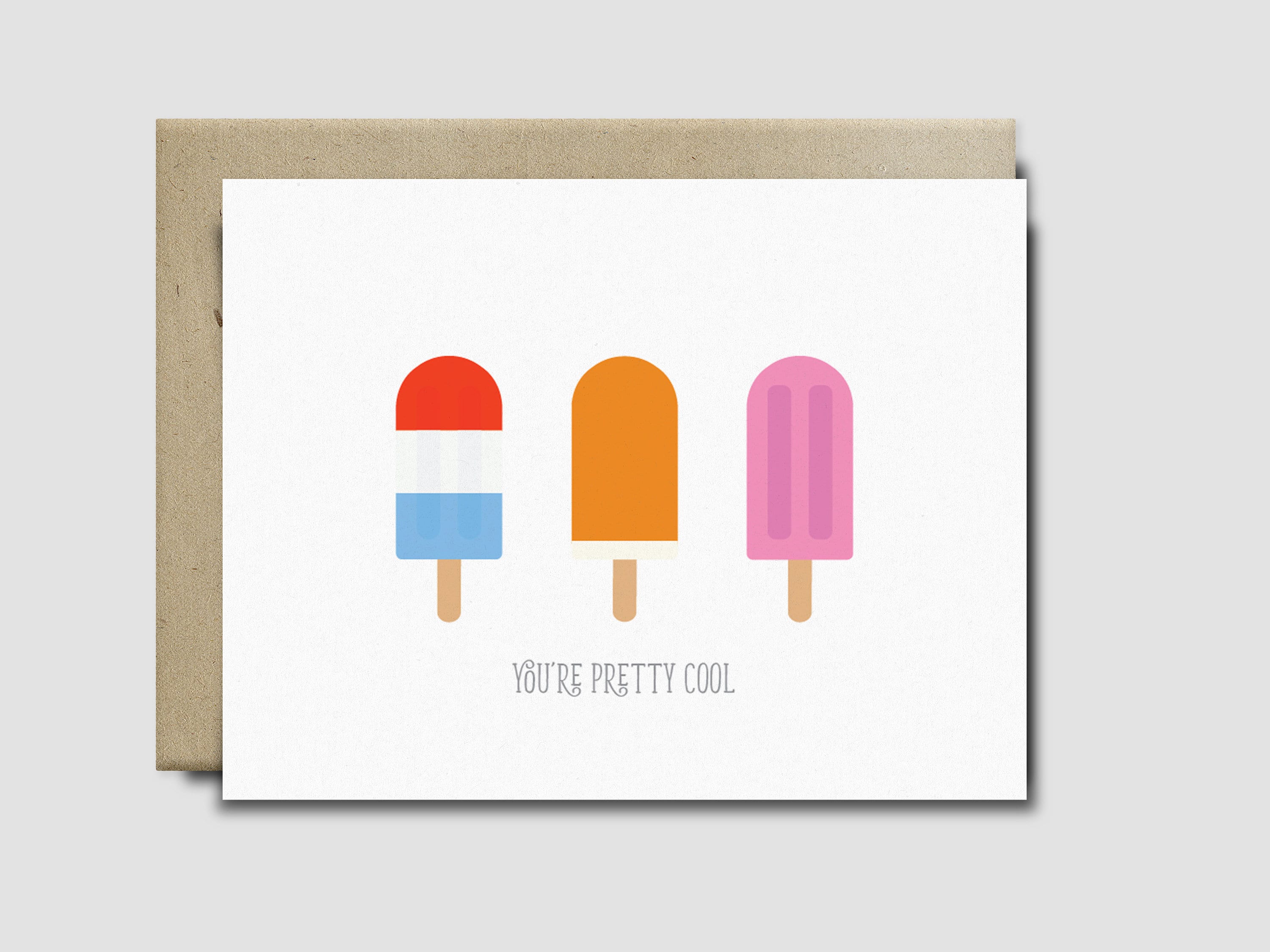 Just Because Greeting Card You're pretty cool. - Etsy.de