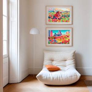 Austin Texas Art Print by Texas Artist Maria Morris Art - Etsy