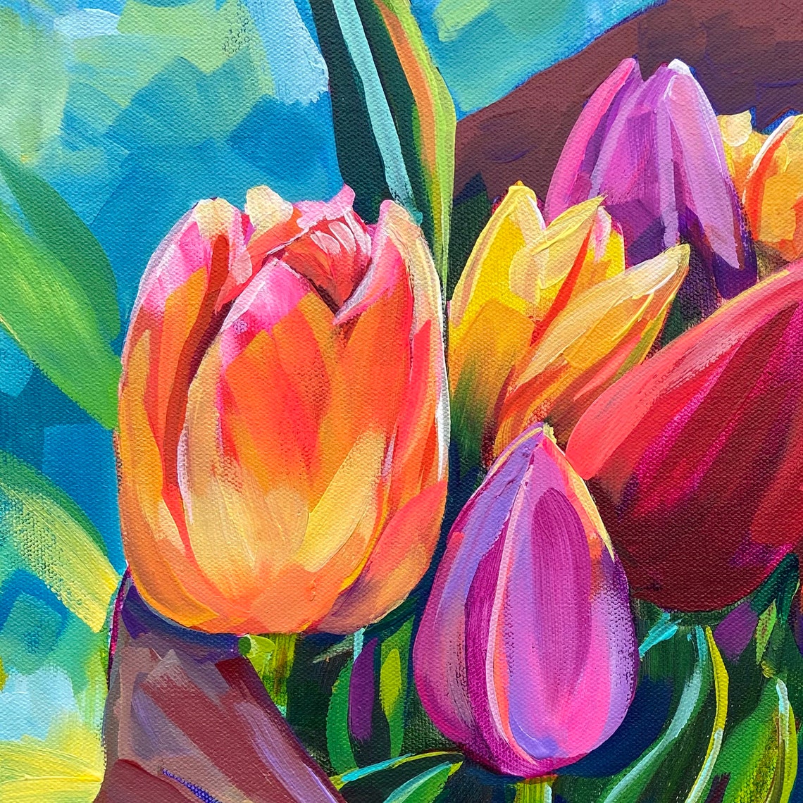 2 Prints Set of Tulip Art Prints | Etsy