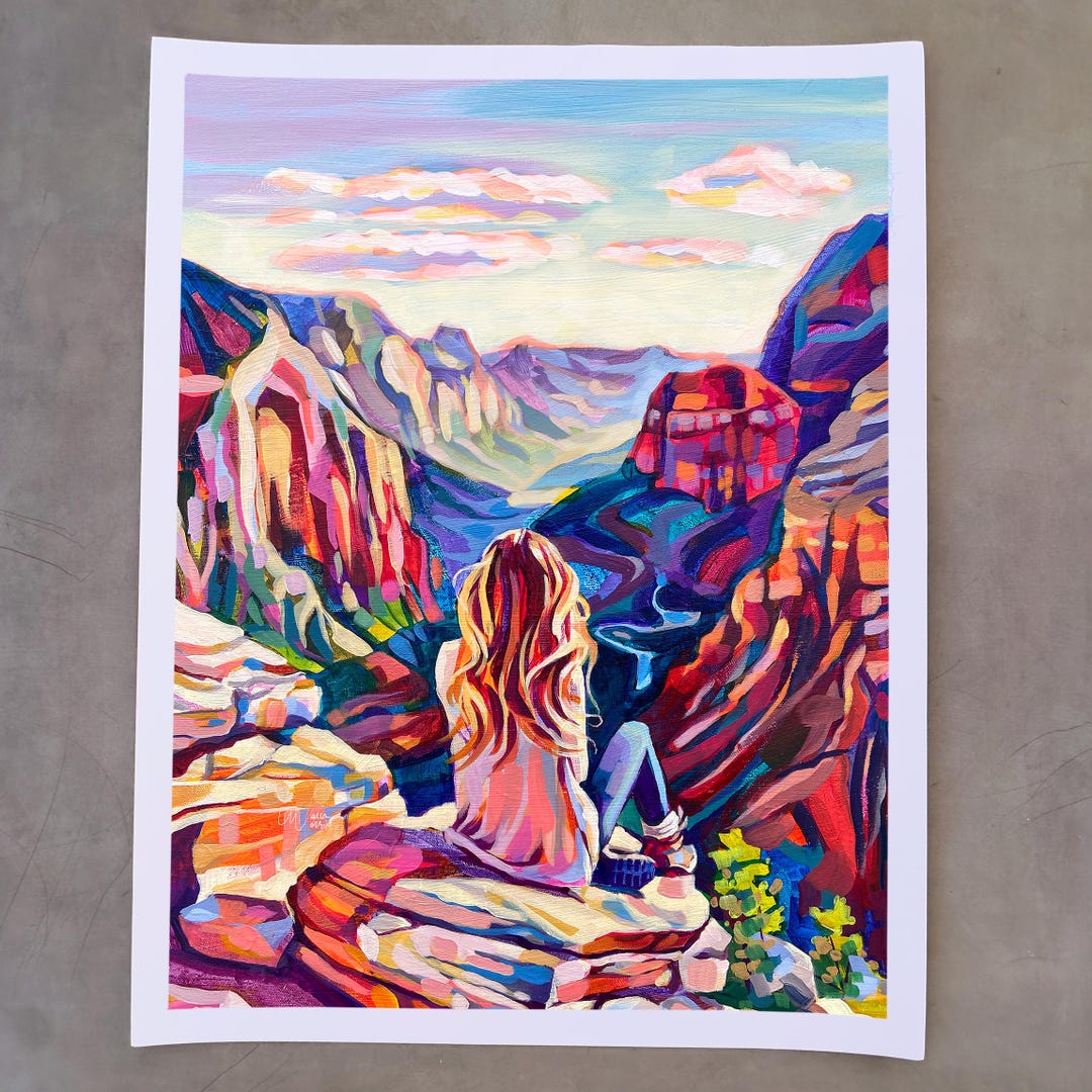Zion National Park Print, Unframed Utah Giclee by Maria Morris Art - Etsy