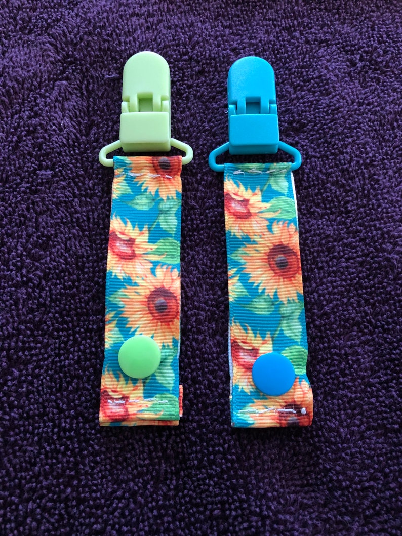 GJ Mickey button NJ NG G J feeding tube clip : Sunflower | Etsy