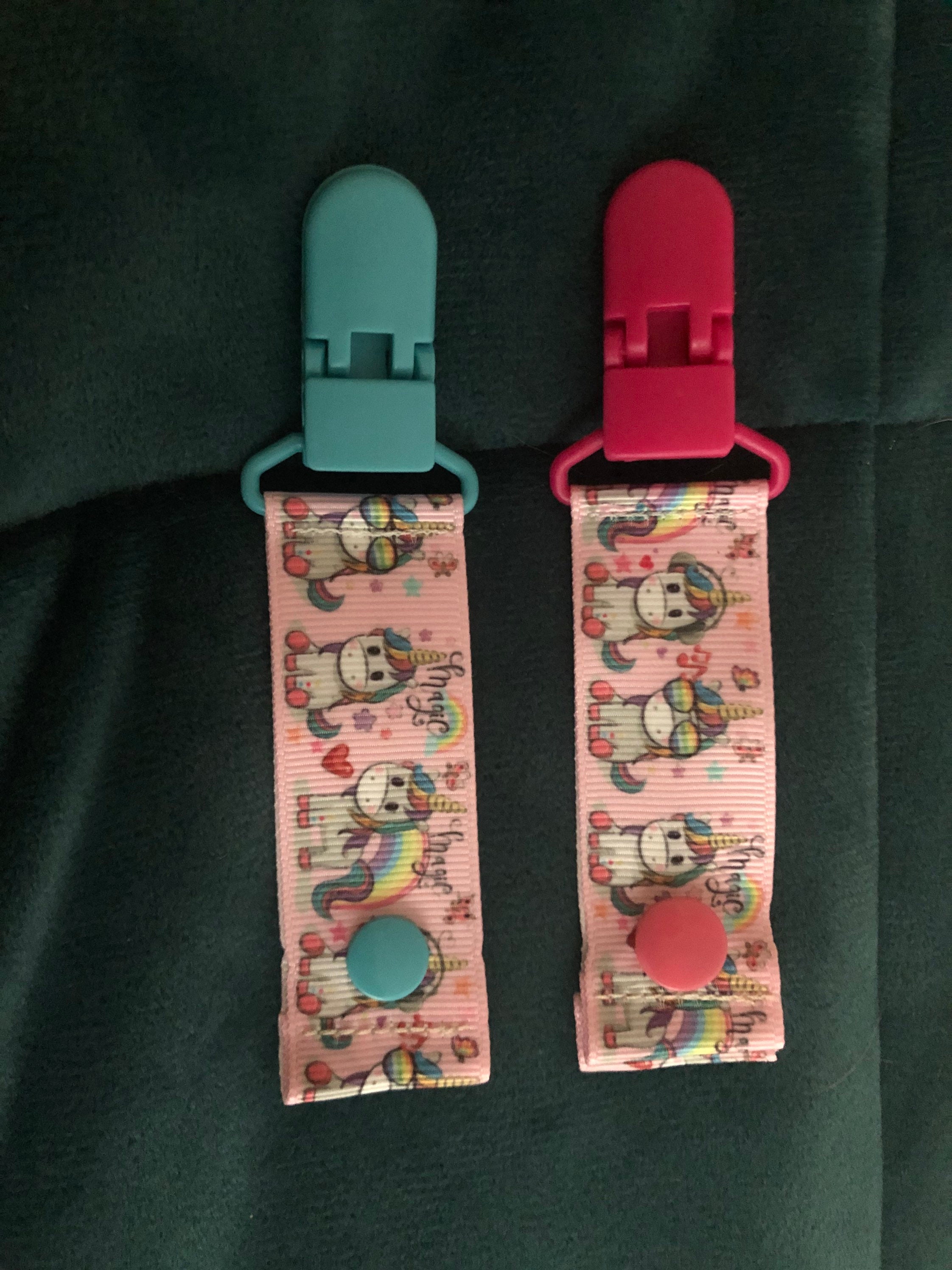 GJ Mickey button NJ NG G J feeding tube clip: Unicorns | Etsy