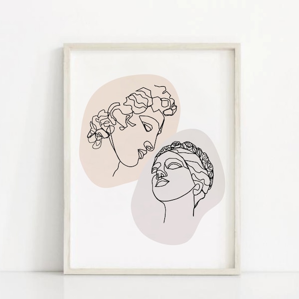 Bust Line Art - Etsy