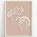 Greek Head Line Drawing, Greek Statue Poster, Neutral Wall Art, Boho ...