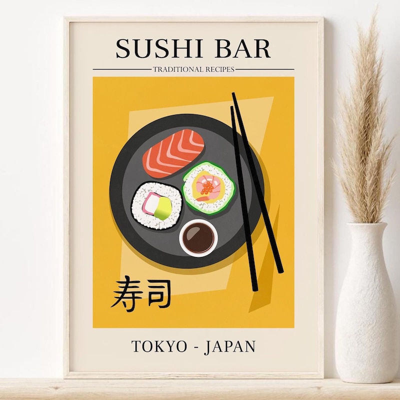 Sushi Poster - Etsy