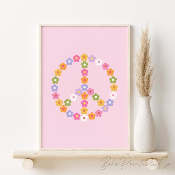 Peace Sign Poster - Etsy