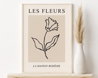 French Line Drawing - Etsy