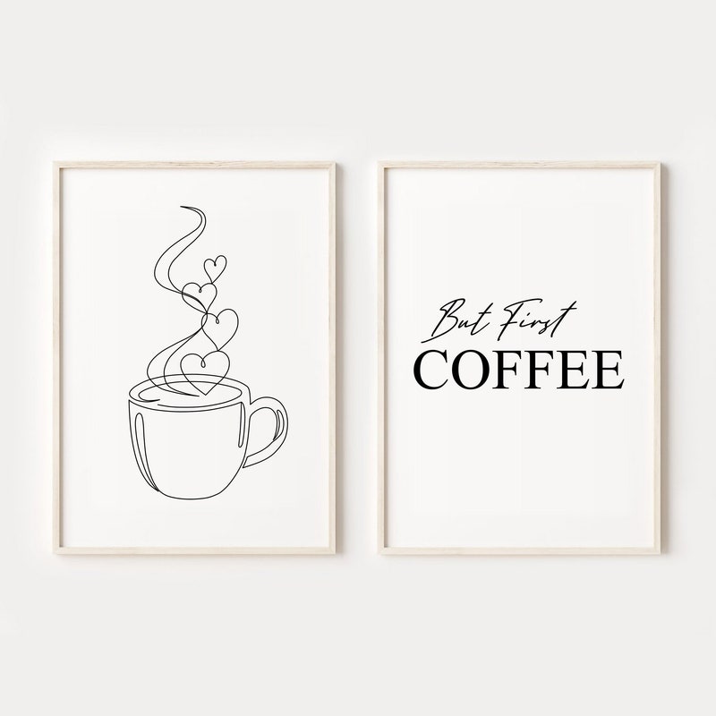 First Coffee Print - Etsy