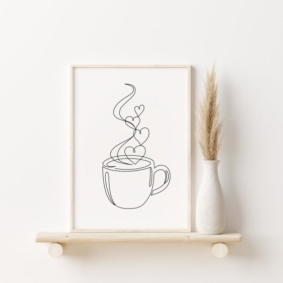 Coffee Painting Tracing Designs