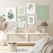 Sage Green Blush Pink Print Set of 6, Botanical Gallery Wall Set ...