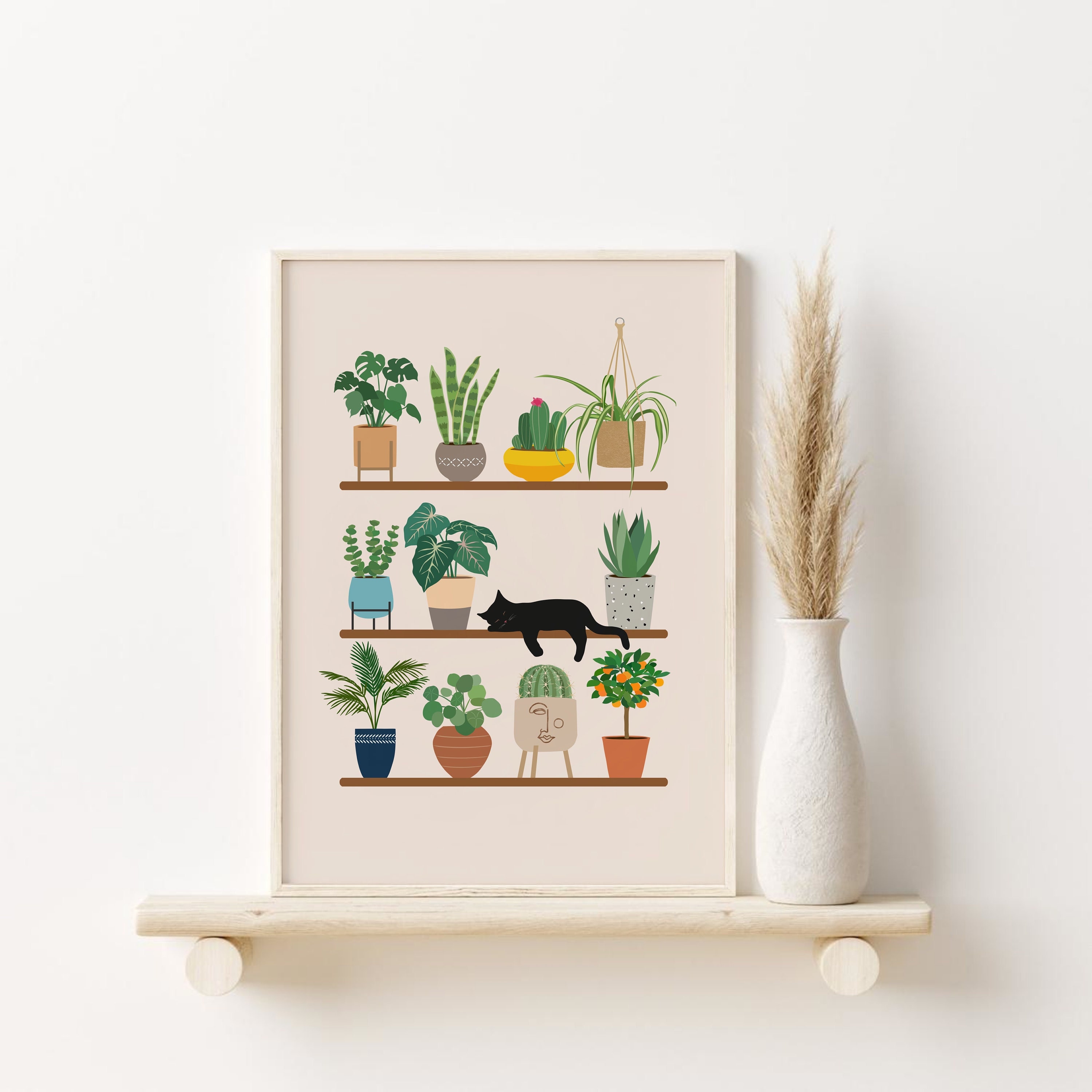 Wall Décor Wall Art Printable House Plants Potted Plants Instant ...