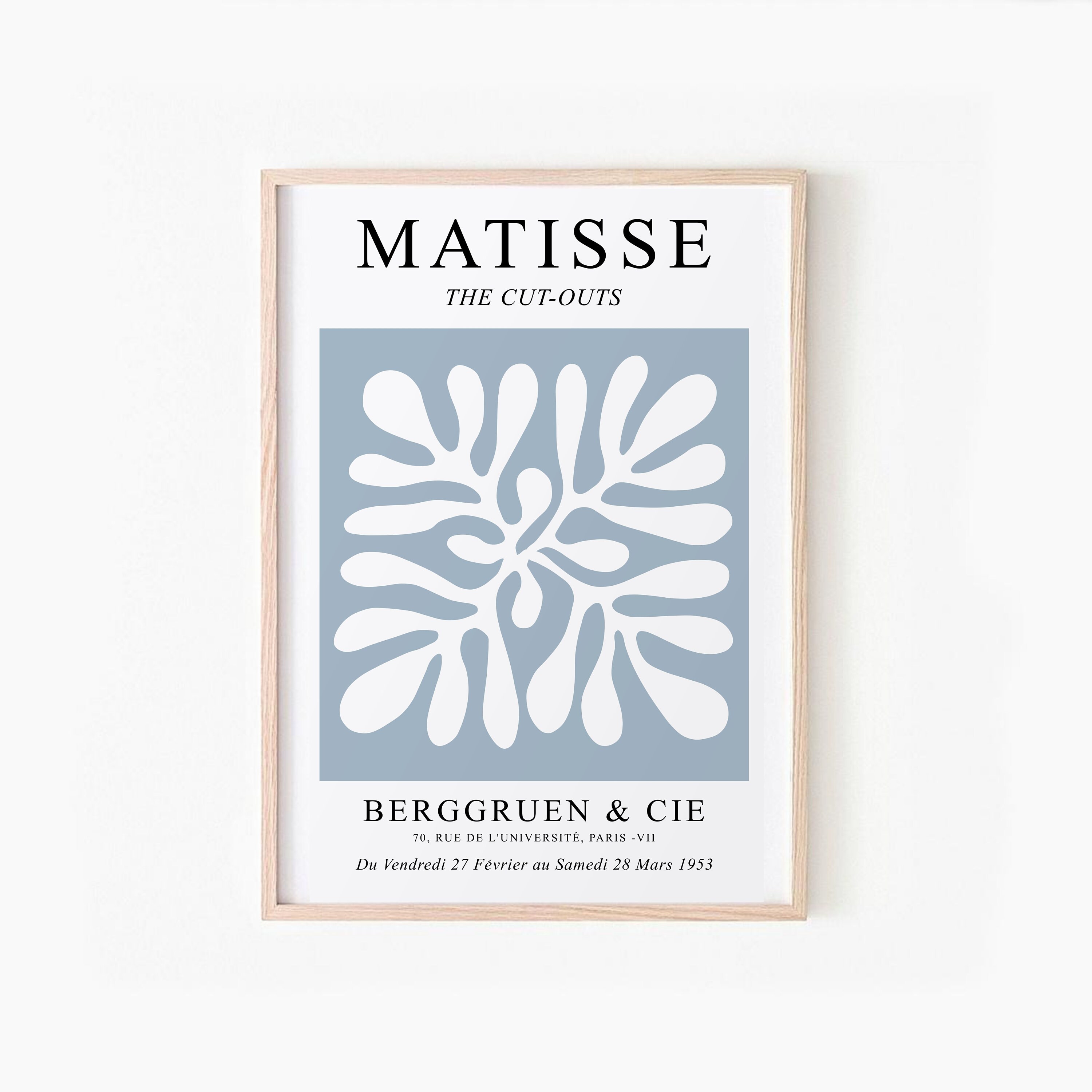 Grey Blue Matisse Gallery Wall Set DIGITAL DOWNLOAD Abstract | Etsy