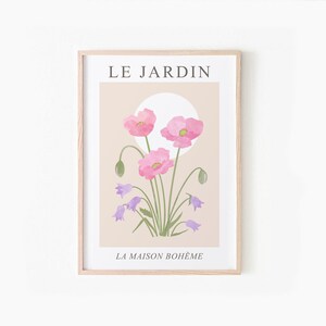 Pastel Floral Print Set of 2, French Wall Art, DIGITAL DOWNLOAD ...