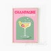 Cocktail Print Set of 8, Colorful Cocktail Printable Wall Art, DIGITAL ...