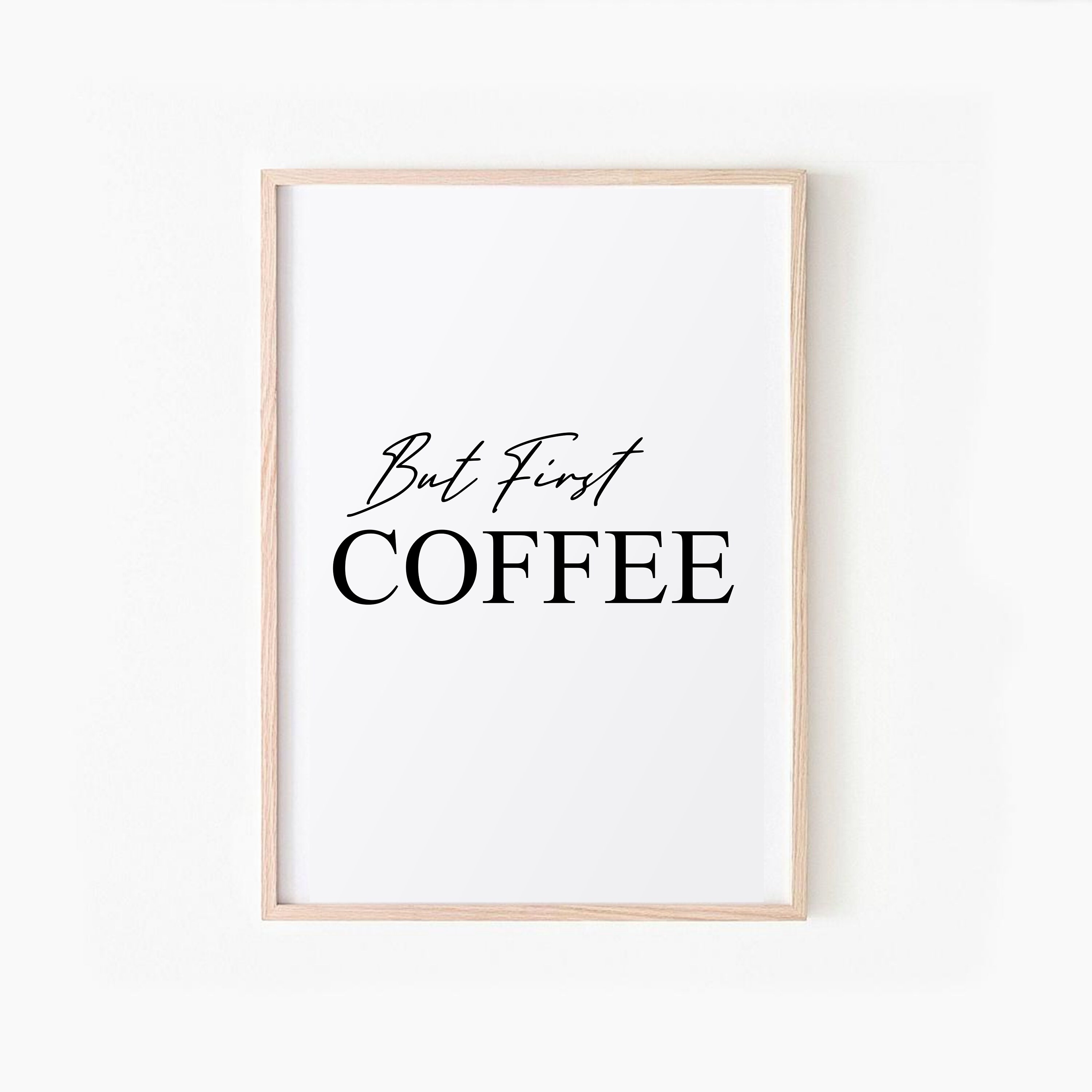 Coffee PRINTABLE Wall Art Abstract Coffee Art Prints Set of | Etsy