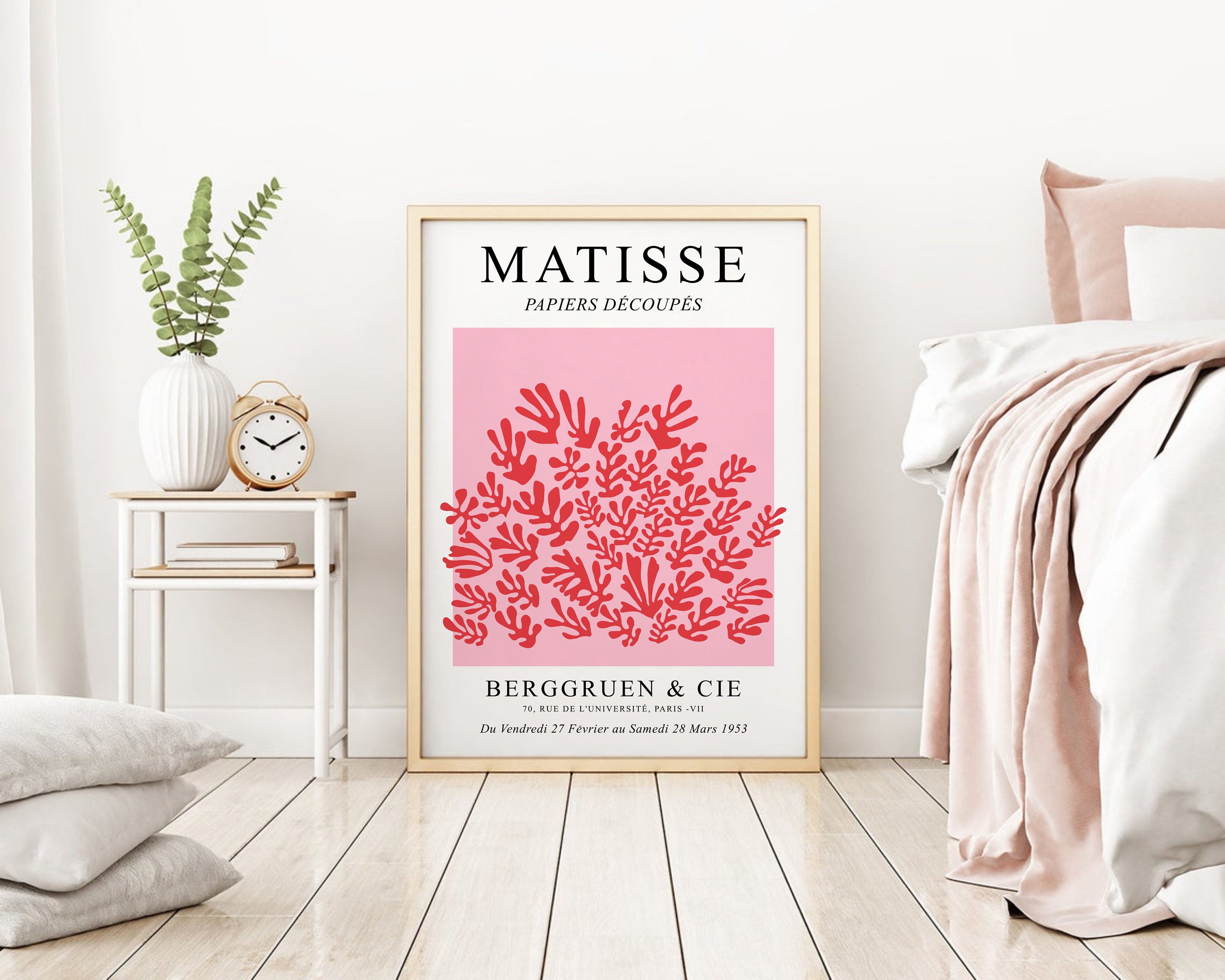 Pink and Red Matisse Cut Out Print DIGITAL DOWNLOAD Henri | Etsy