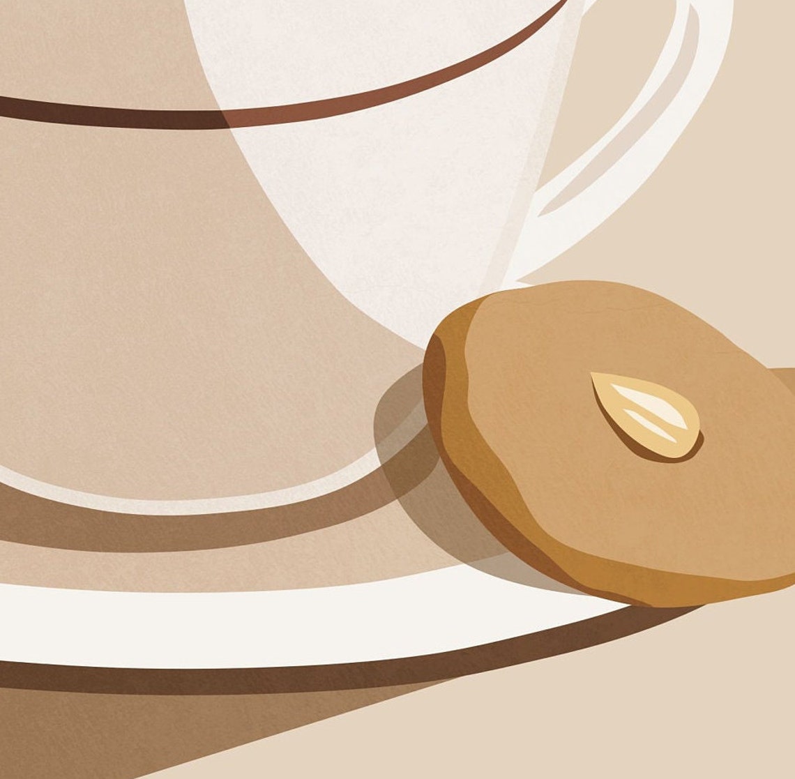 Coffee Art Print Coffee Cup Printable Wall Art DIGITAL - Etsy Canada