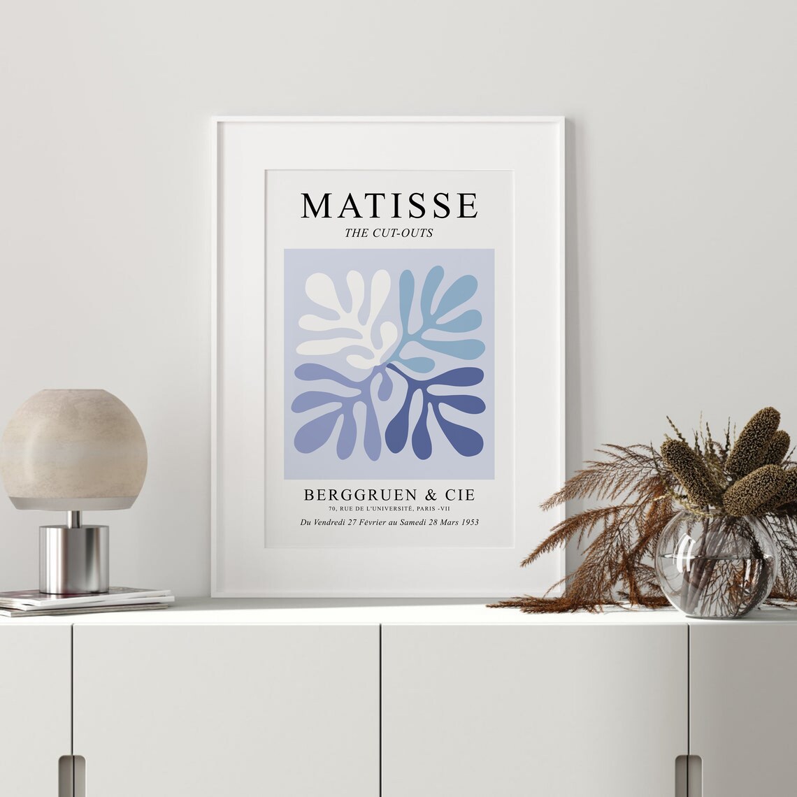 Blue Matisse Cut Out Print PRINTABLE Wall Art Henri Matisse - Etsy