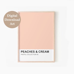 Pastel Print Set of 6, Color Block Printable Wall Art, Pastel Gallery ...