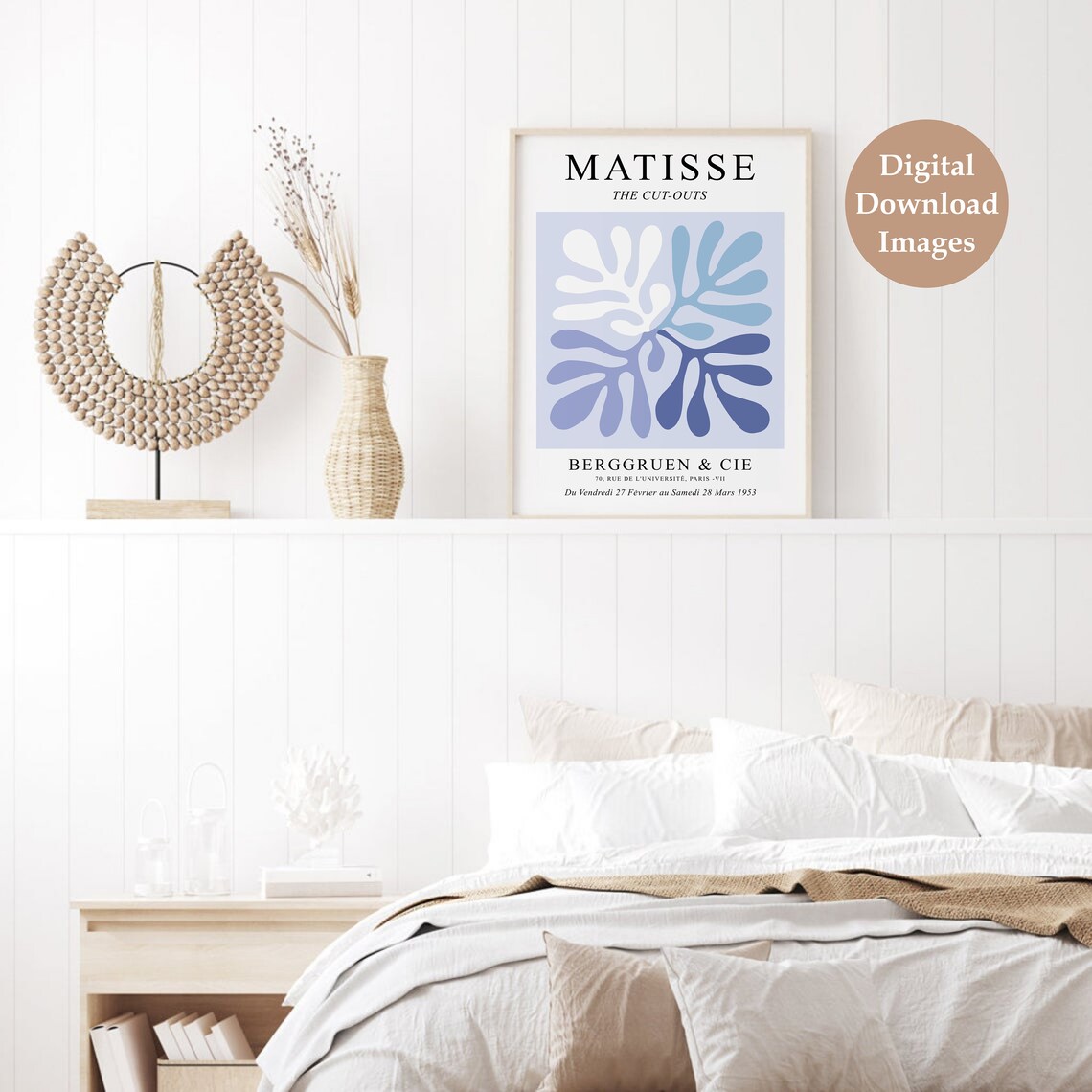 Blue Matisse Cut Out Print PRINTABLE Wall Art Henri Matisse - Etsy