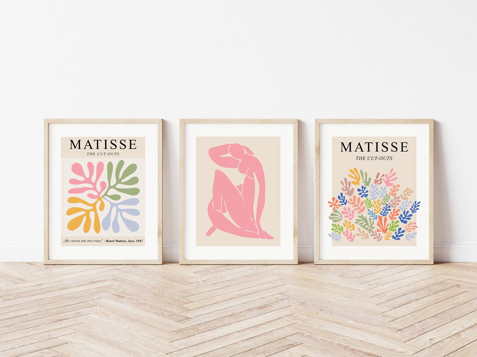 Matisse Print Set of 3 Abstract Printable Wall Art Henri - Etsy UK