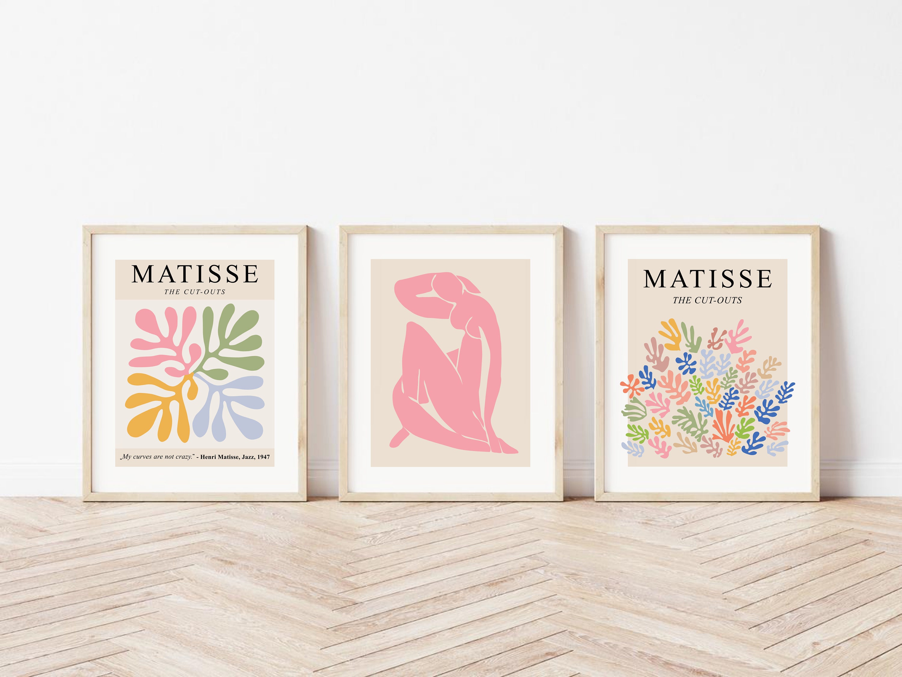 Matisse Print Set of 3 Abstract Printable Wall Art Henri - Etsy