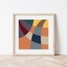 Square Abstract Art Prints, Set of 3, Printable Geometric Wall Art, Mid ...