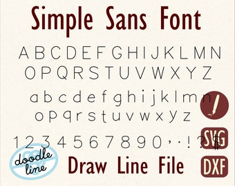 Single Line Svg - Etsy
