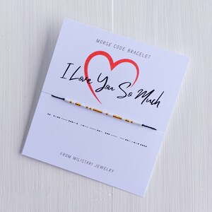I Love You Morse Code Bracelet, Friendship Bracelet, Best Friendship ...