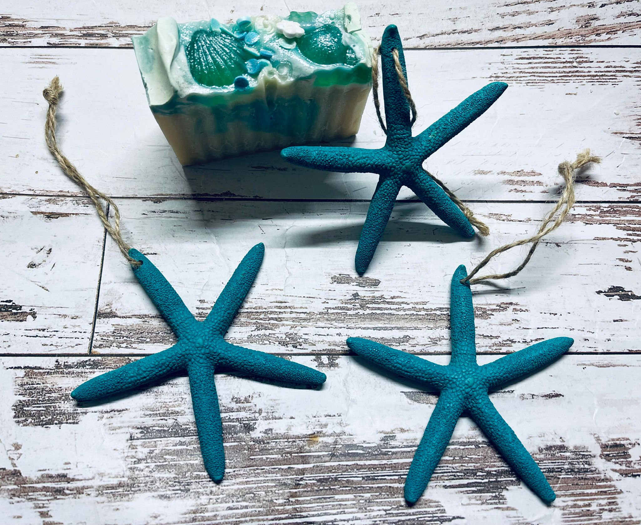 Coconut Seashore, Spa Soap, Starfish Ornament Option, Gift Set, Ocean ...