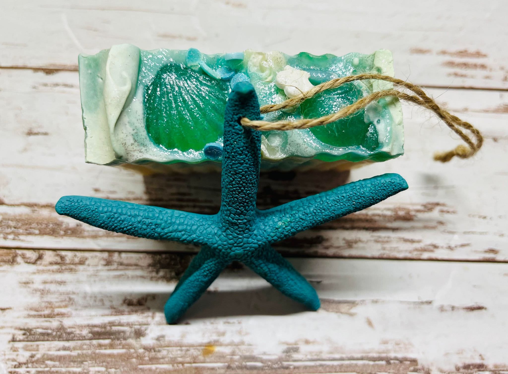 Coconut Seashore, Spa Soap, Starfish Ornament Option, Gift Set, Ocean ...