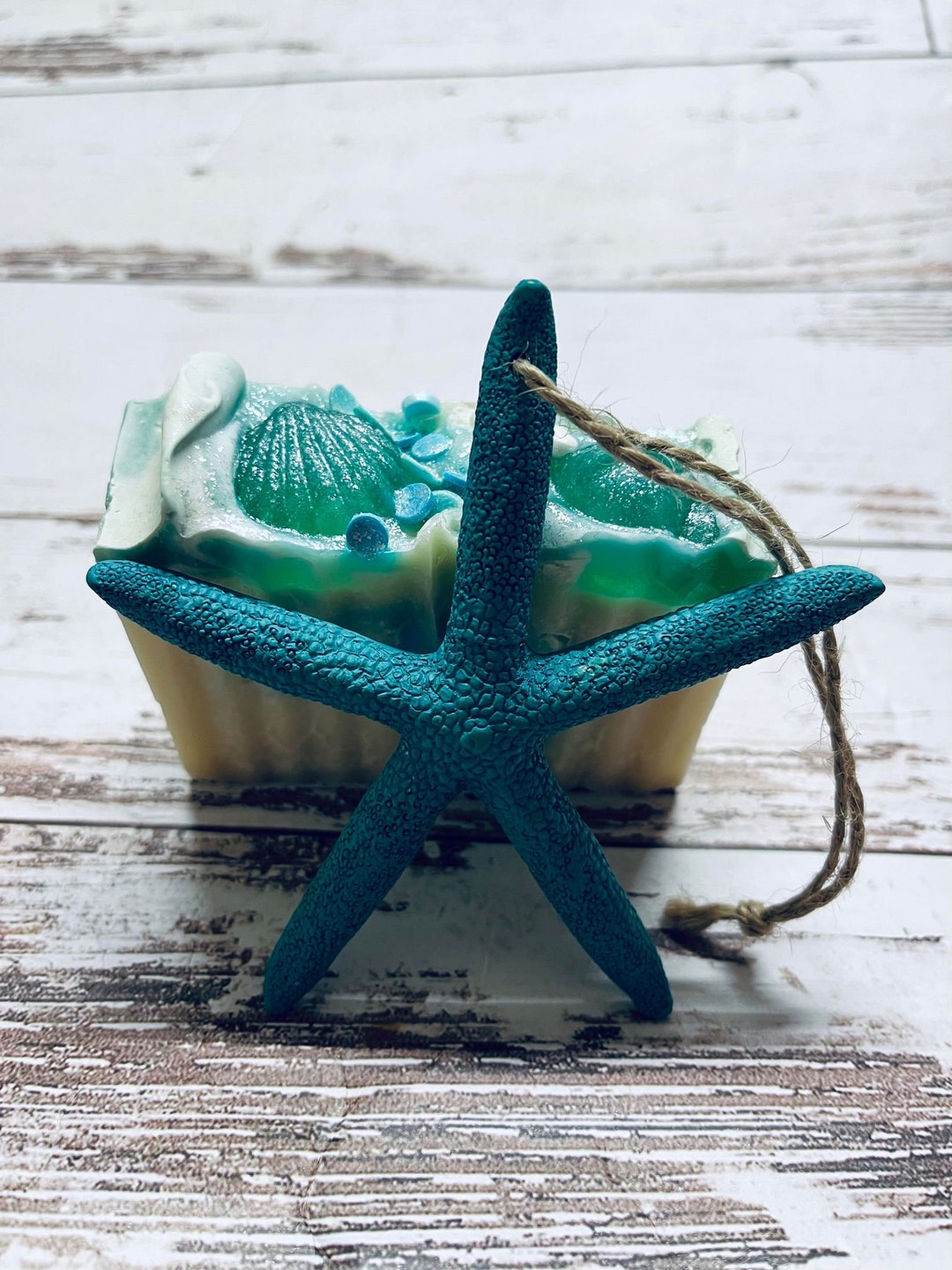 Coconut Seashore, Spa Soap, Starfish Ornament Option, Gift Set, Ocean ...