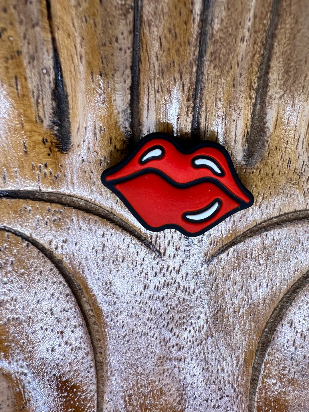 Silicone Red Lips Focal Bead 2 per Package - Etsy