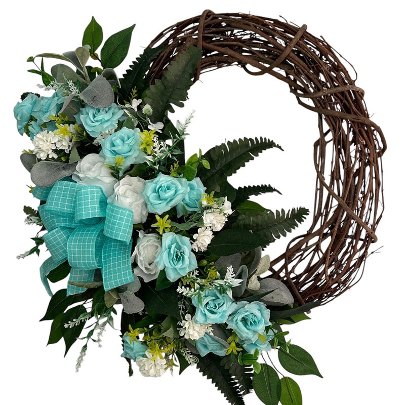 Turquoise Wreath - Etsy