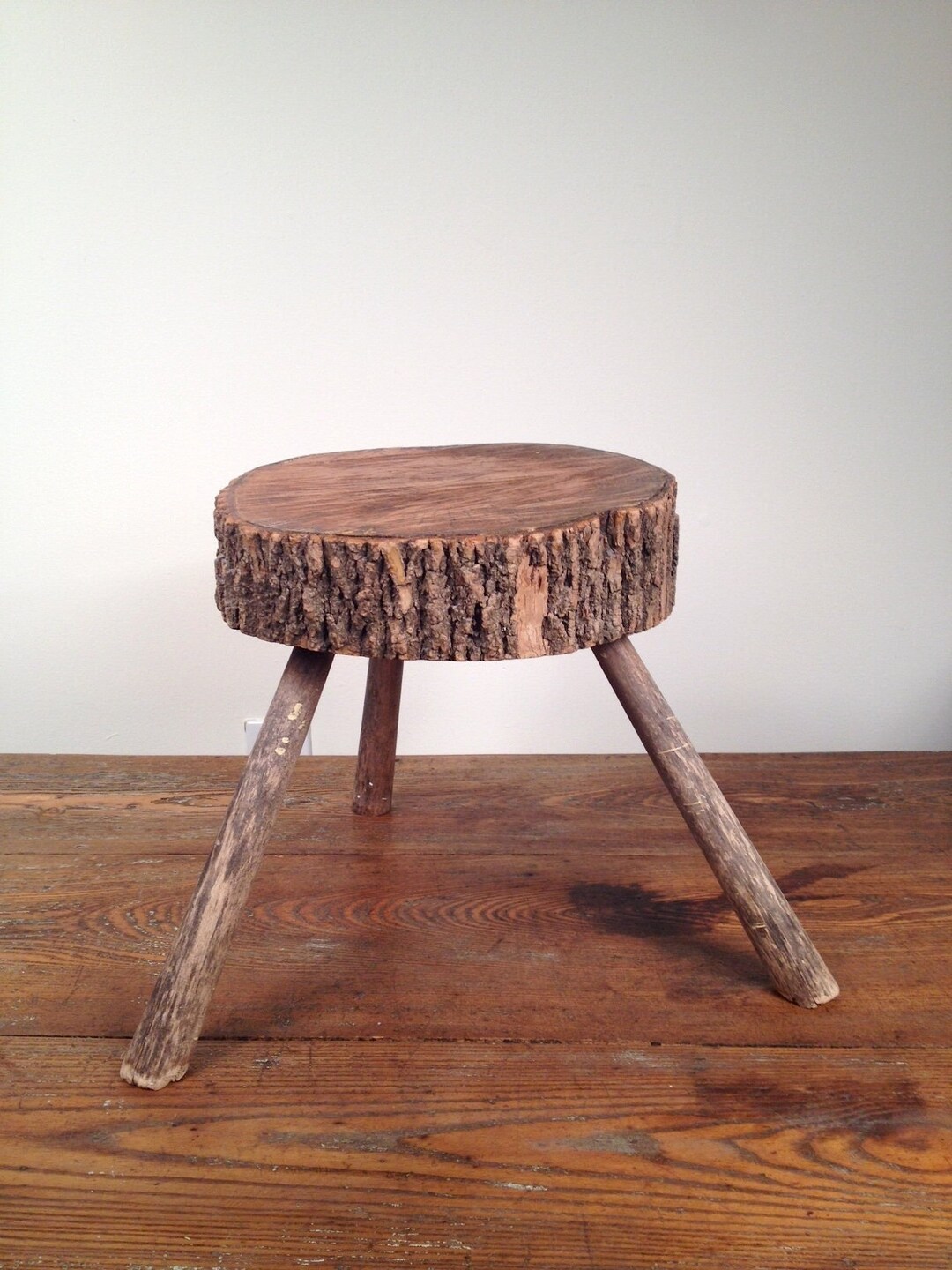 Vintage Rustic Primitive Stool - Etsy