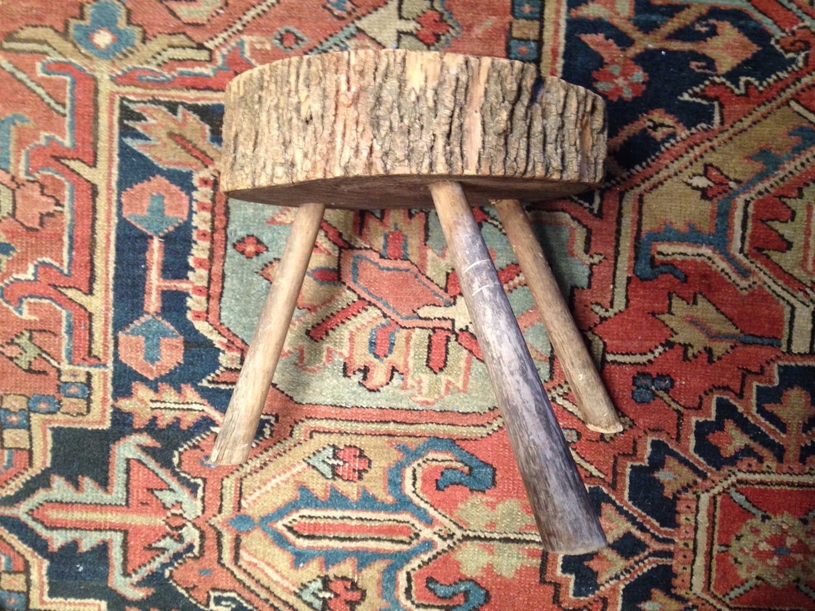 Vintage Rustic Primitive Stool - Etsy